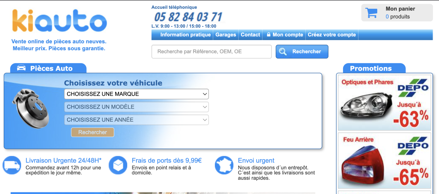 Kiauto Suivi De Commande